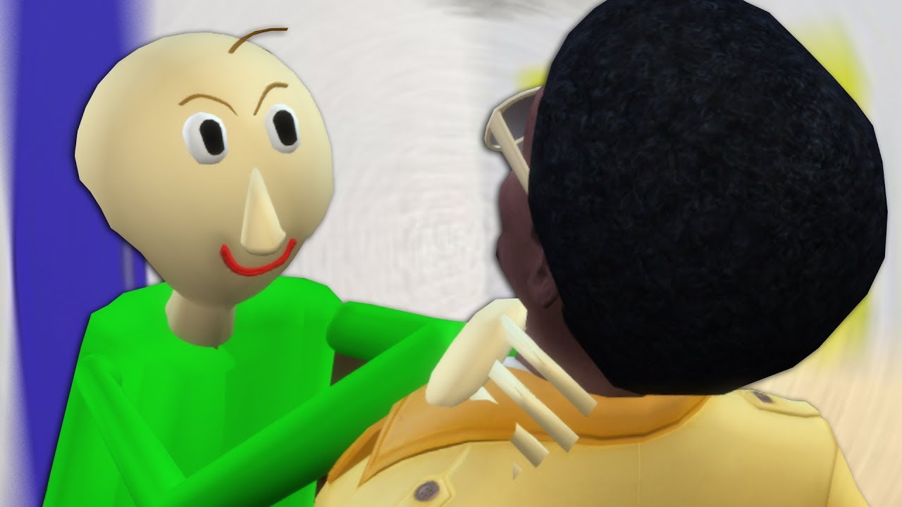 Baldi's Basics in EVIL (The Sims 4 w/ Baldi) - YouTube