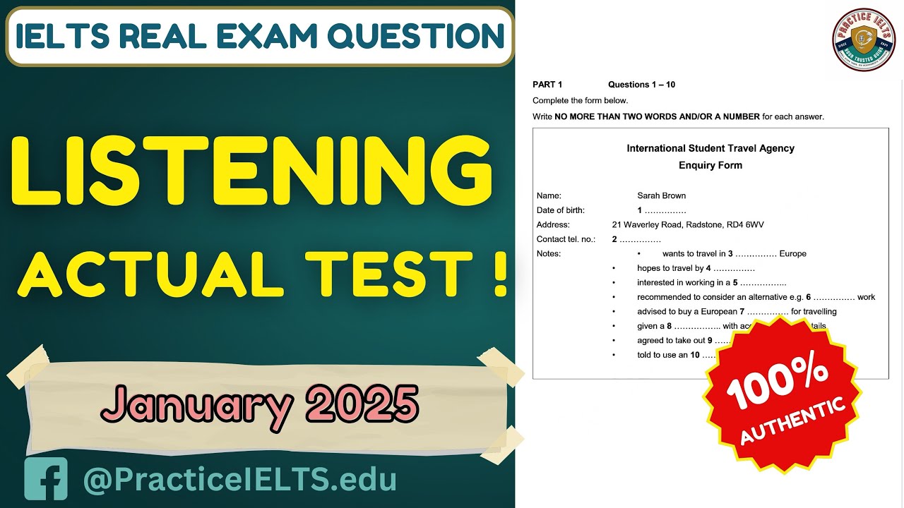 IELTS Listening Practice Test 2025 | Real Exam Simulation with Answers ...