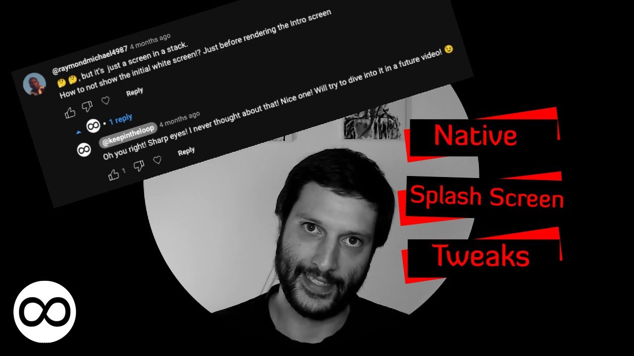 How to tweak native android and ios splash screen in React Native - YouTube