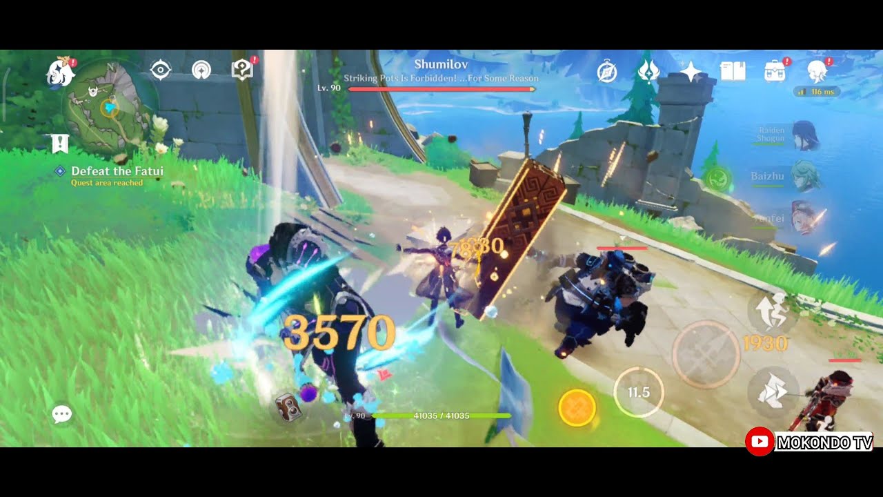 Genshin Impact 4.1 - Shumilov (Boss Fight) - YouTube