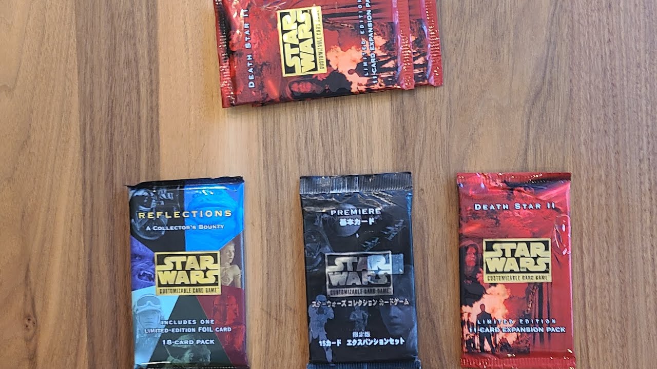 Some more Star Wars CCG packs! - YouTube