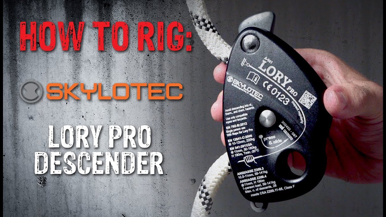 How-To: Rig Skylotec Lory Pro Descender - YouTube