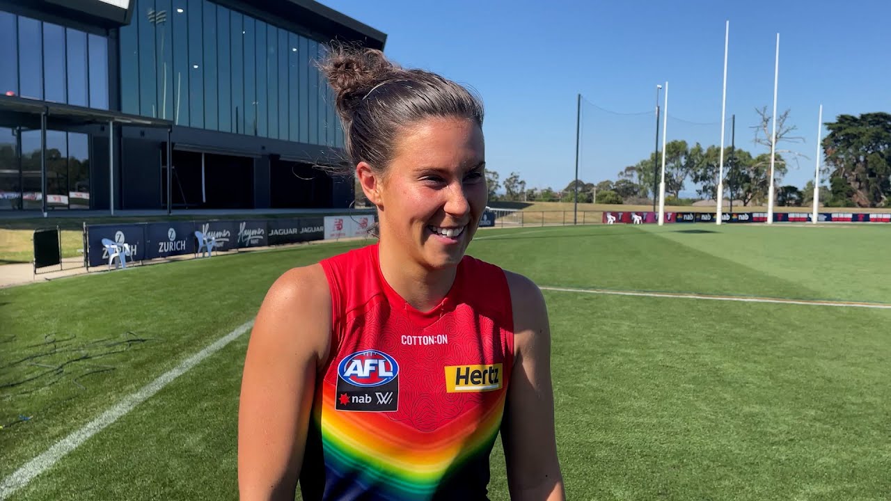 AFLW | RD 3 | Libby Birch post-match - YouTube