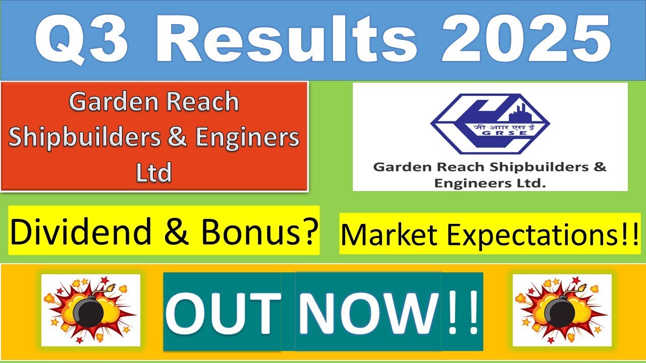GRSE Q3 Results 2025 | GRSE Results Today | GRSE Share News| GRSE ...