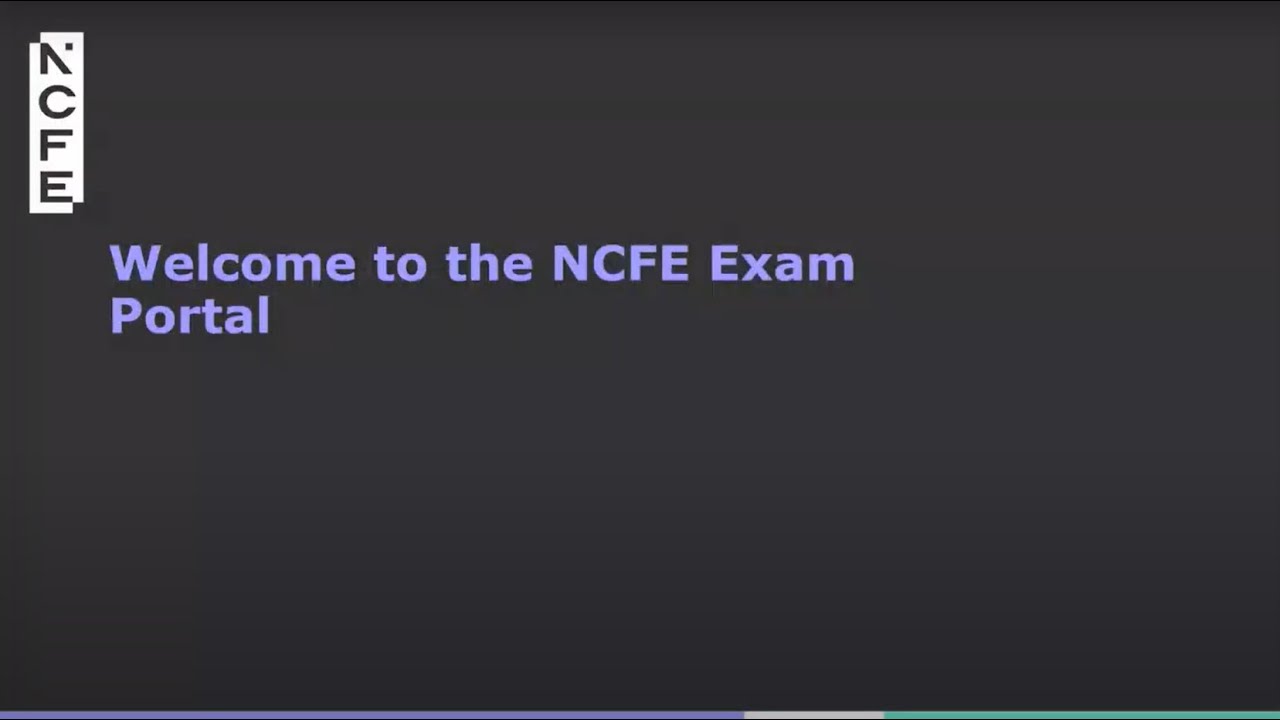 Getting Started with the NCFE Exam Portal: A Quick Guide - YouTube