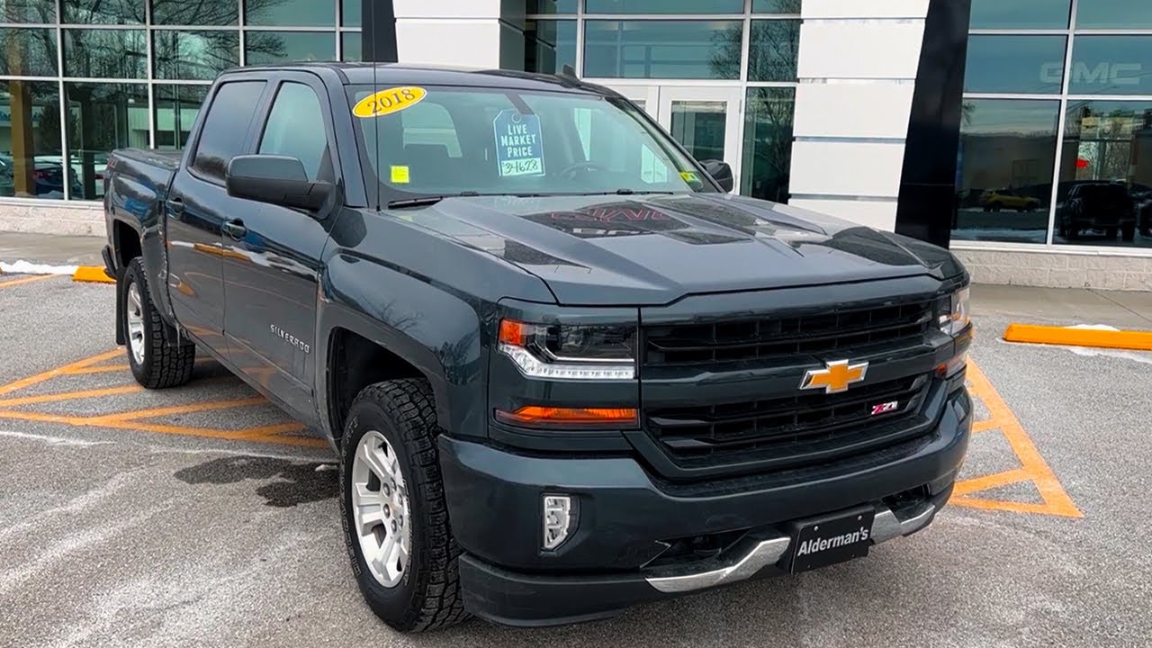 2018 Chevrolet Silverado 1500 Crew Cab Short Box LT Z71 - YouTube