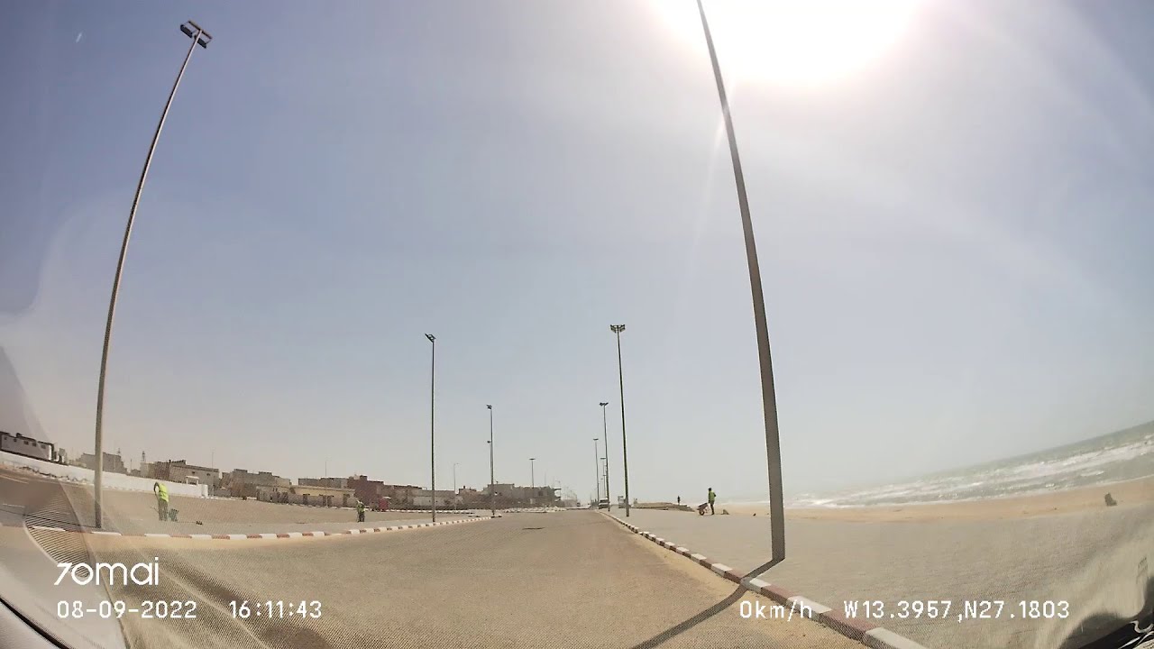 شاطئ مدينة العيون : فم الواد Laayoune city beach: Foum El Oued - YouTube