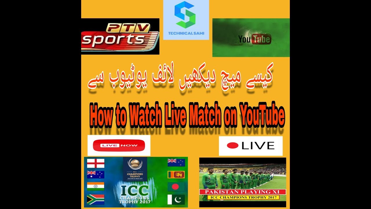 How To Watch Live Match's on YouTube - YouTube
