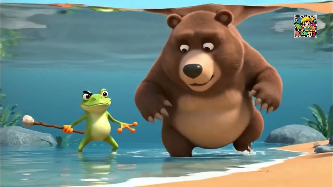 Funny cartoon & Mota bear and frog🐸🐸 - YouTube