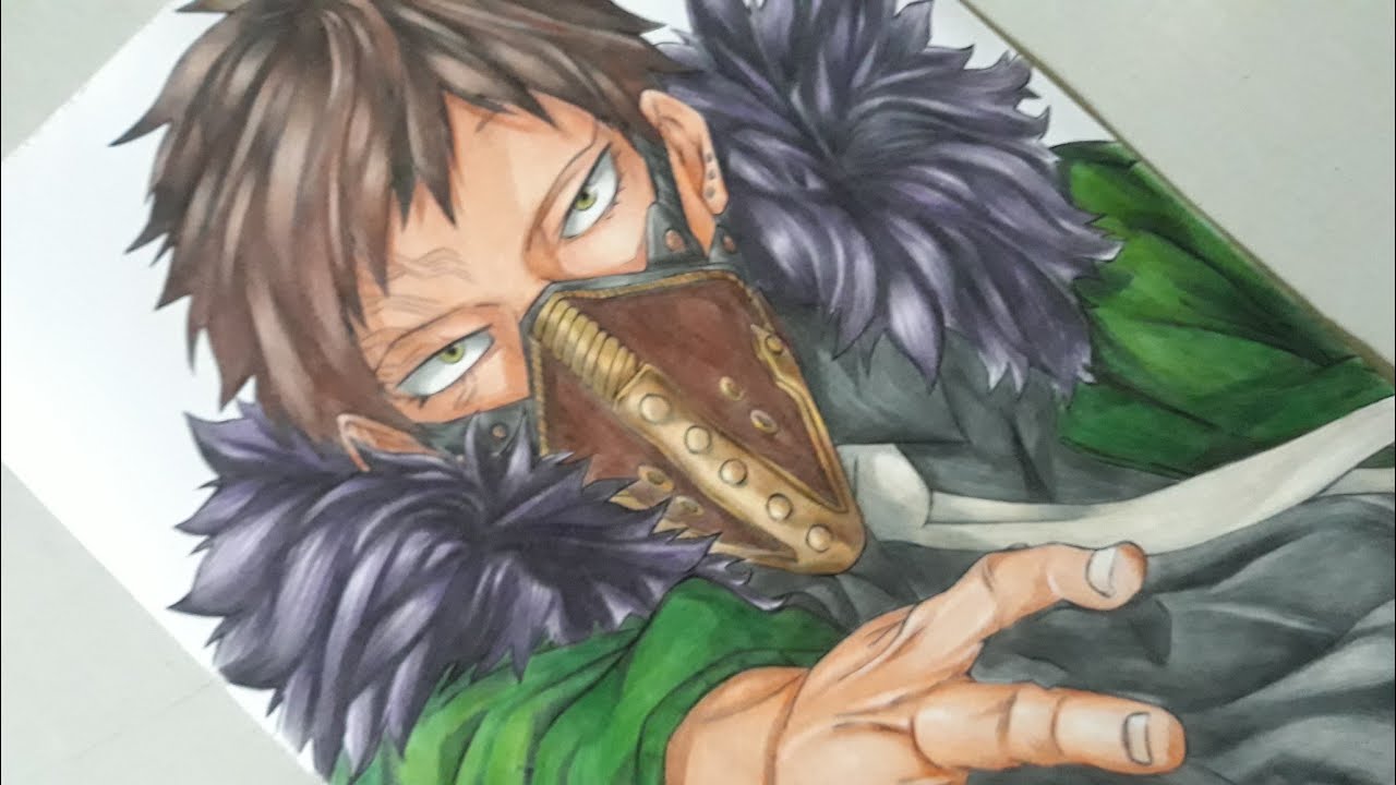 DESENHANDO O OVERHAUL (KAI CHISAKI) | DRAWING KAI CHISAKI FROM BOKU NO ...