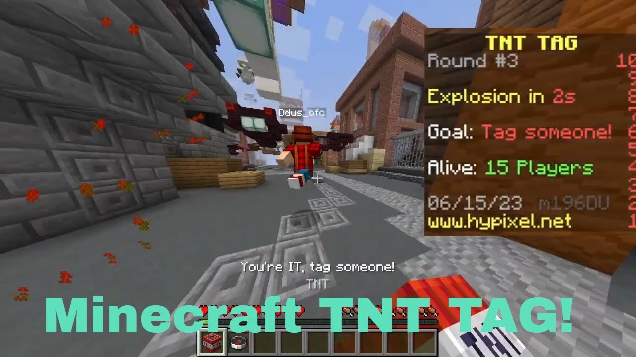 Minecraft TNT Tag Oyunuyoruz #2023 #minecraft #hypixel - YouTube