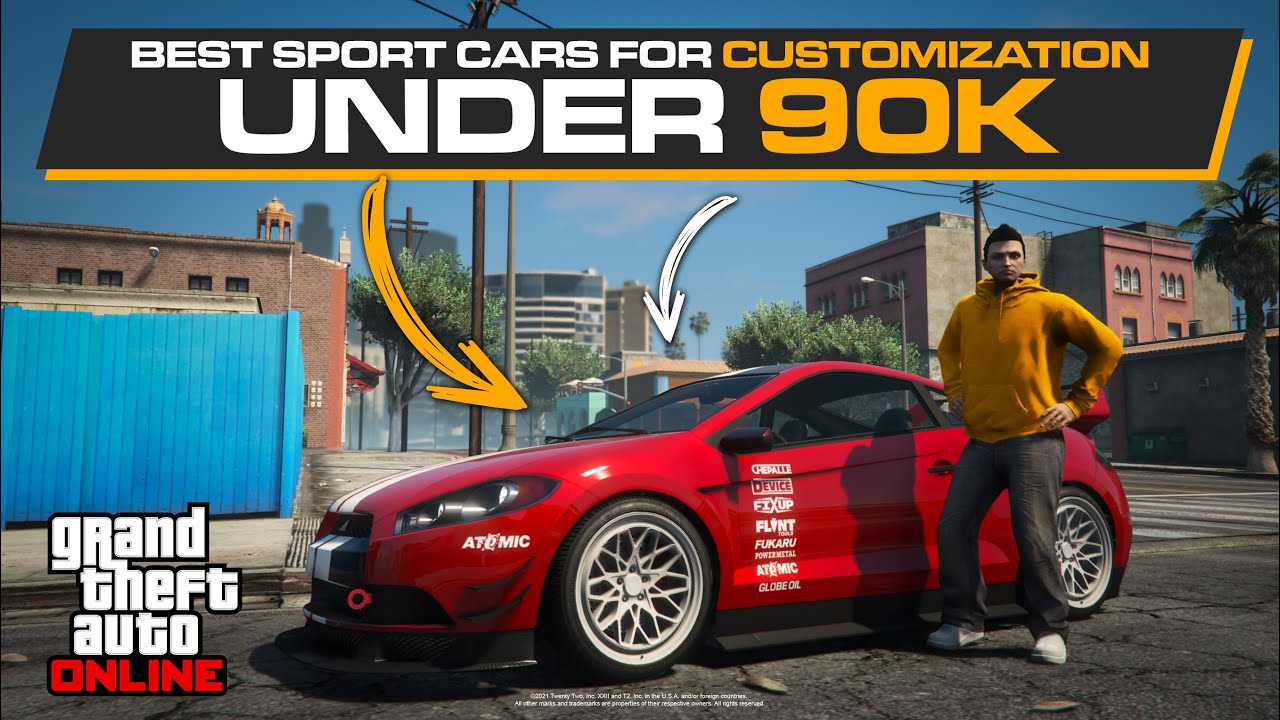 Best Sport Cars for Customization Under 90k in GTA Online - YouTube
