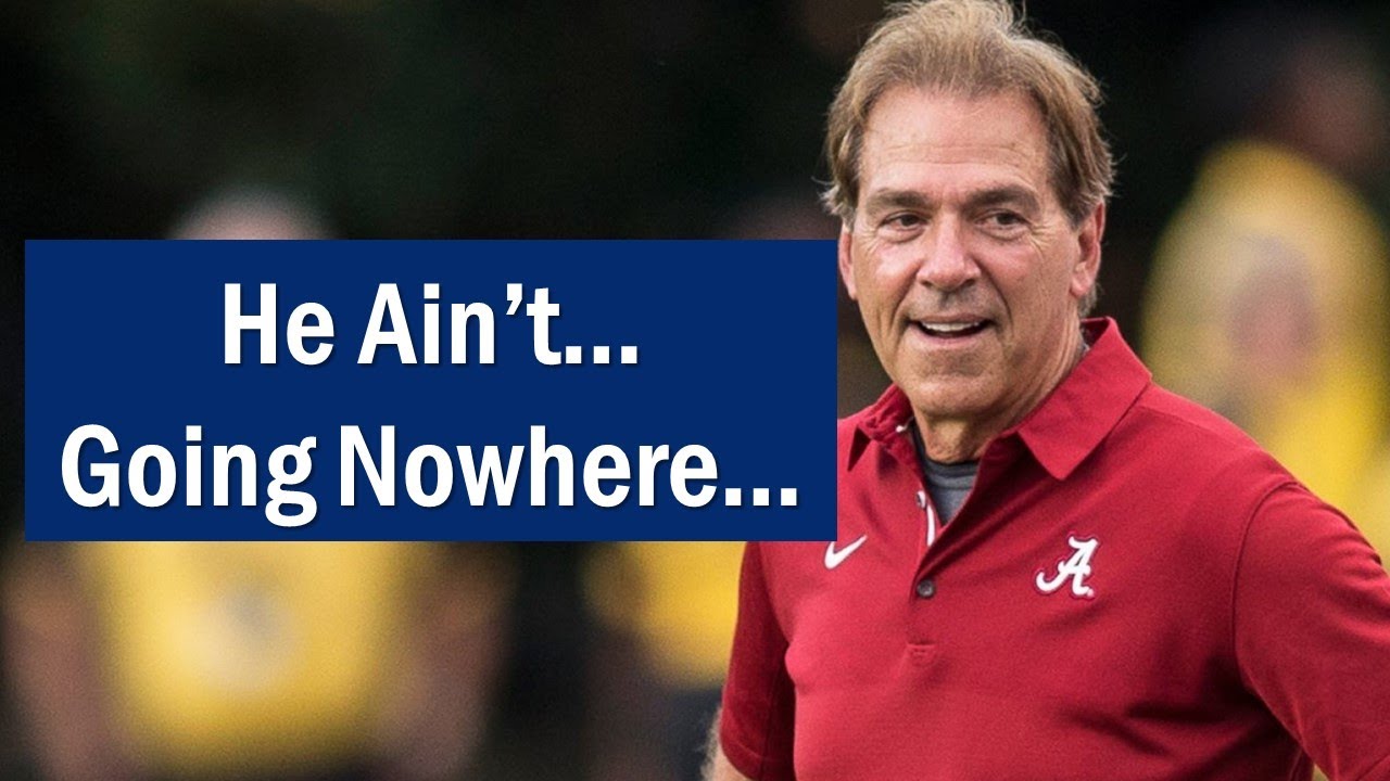 Alabama Will Be Paying Nick Saban A Wild Amount Of Money Every Year ...