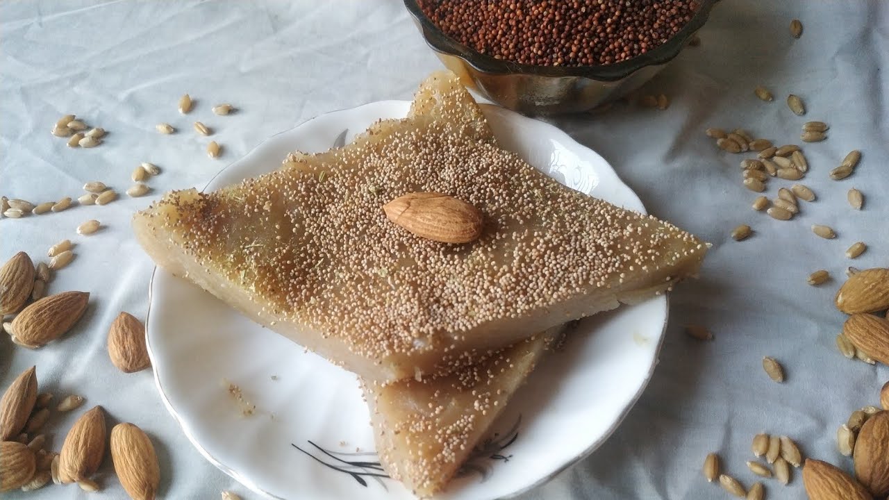 GEHUN KA FALOODA KI RECIPE |Gehun aur raagi ka falooda| wheat burfi| dessert| by sayeda's ...