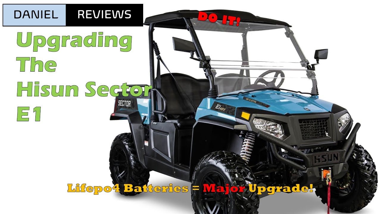Hisun Sector E1 - Lifepo4 Battery Replacement / MAJOR UPGRADE! - YouTube