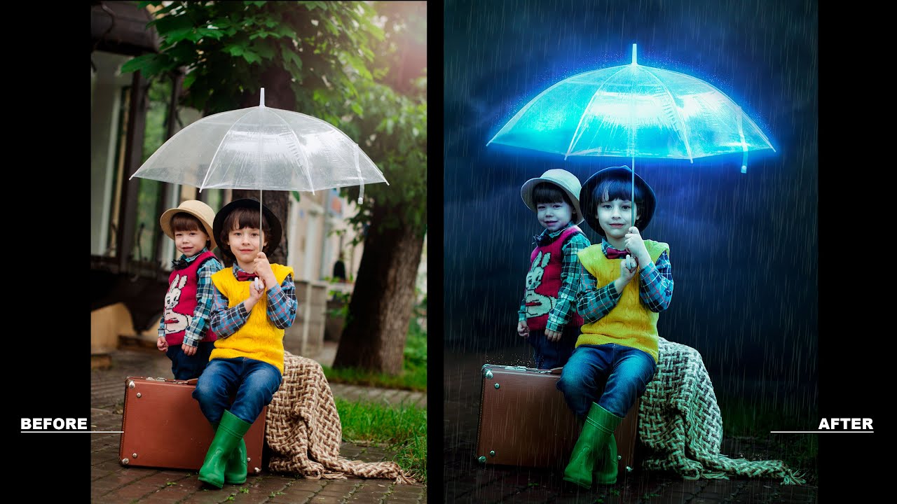 Photoshop Tutorial | Photoshop Glow Effect | Photo Manipulation - YouTube