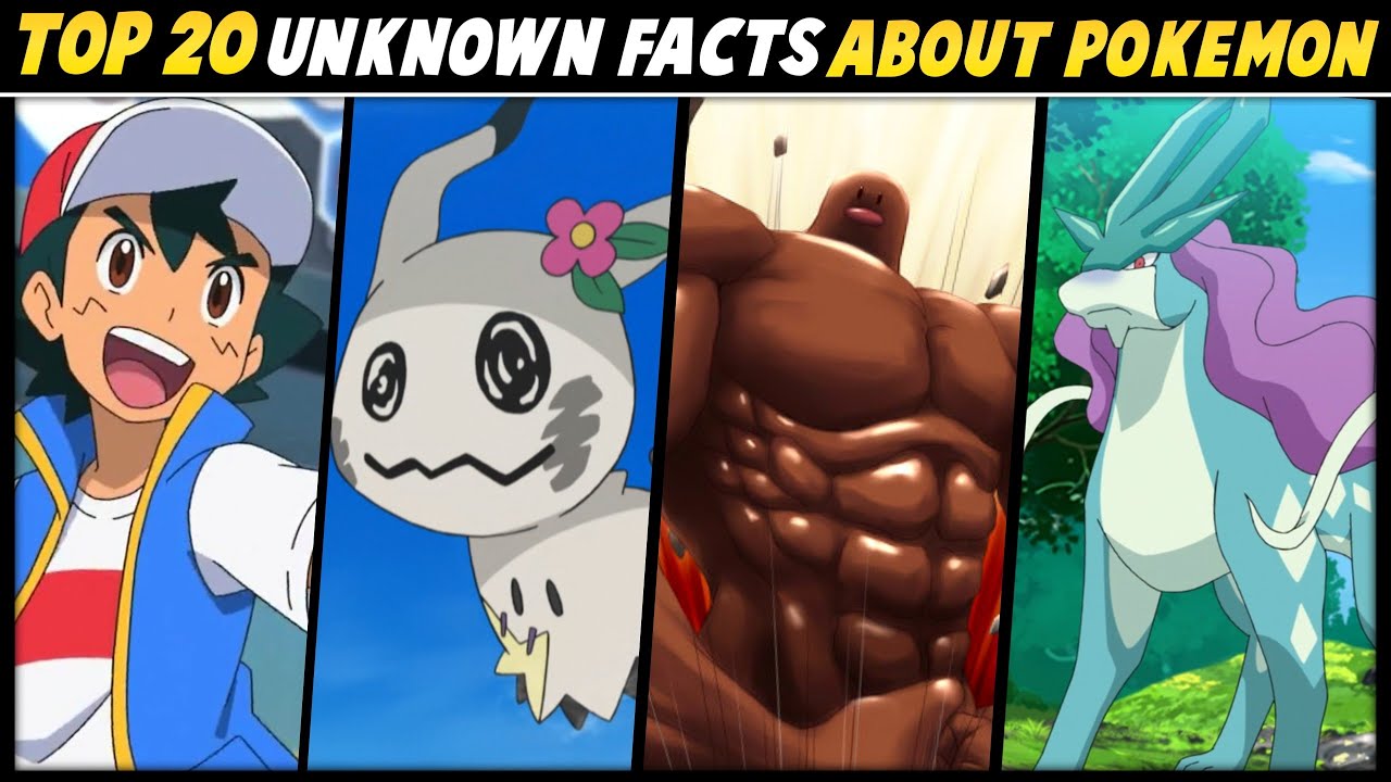 Top 20 Unknown Pokemon Facts | 20 Interesting Pokemon Facts | 20 ...