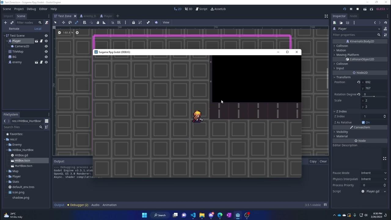[RPG GAME Devlog #1] - Knockback - YouTube