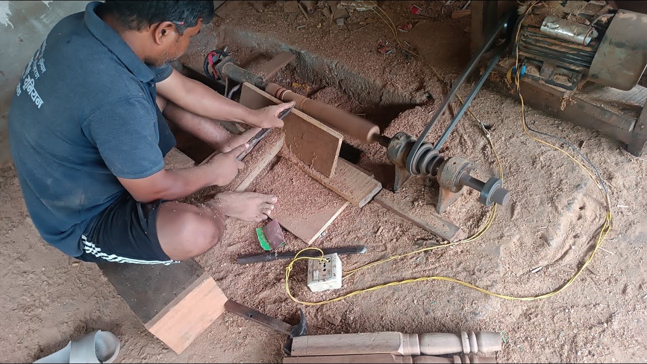 How to build parts of wooden chair?Process of wooden chair||Making ...