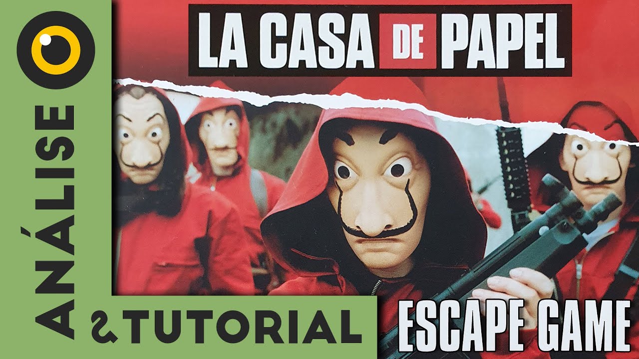 LA CASA DE PAPEL - Escape Game (Análise e Tutorial) | BOARD GAME ...