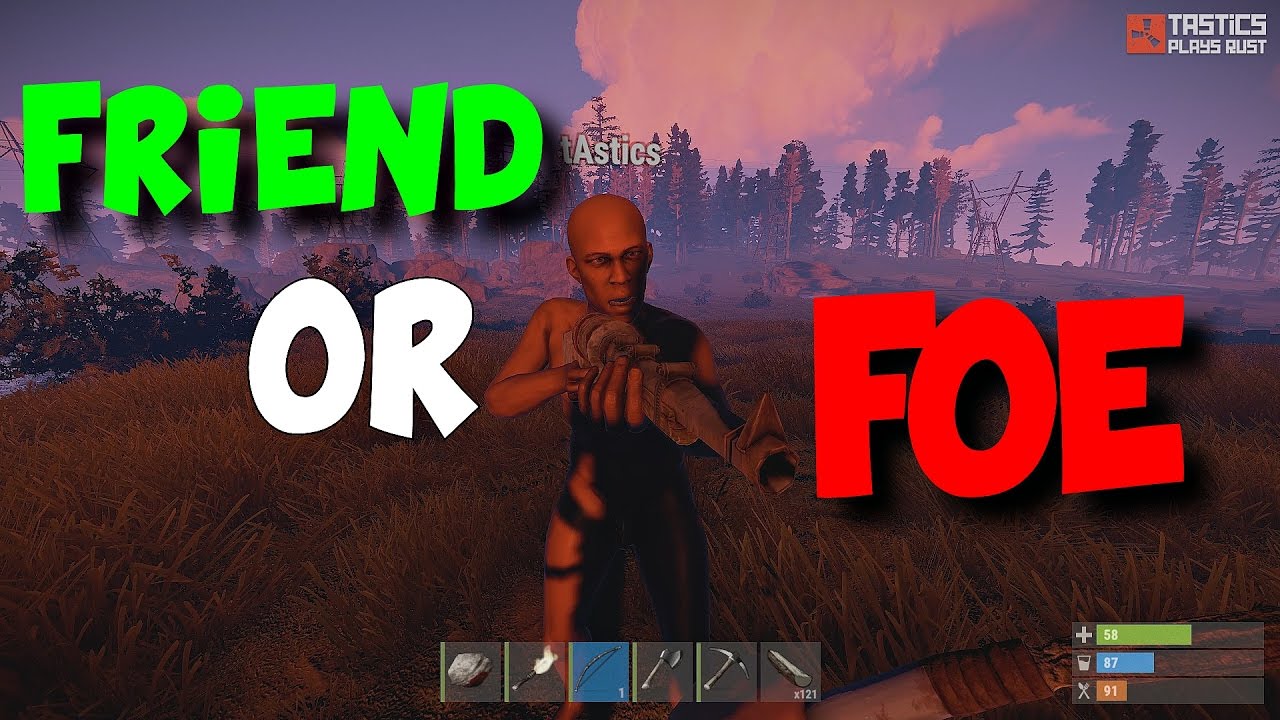 GUESS WHAT!? HOW FRIENDLY IS RUST!? EP 2! RUST SOLO SURVIVAL! - YouTube
