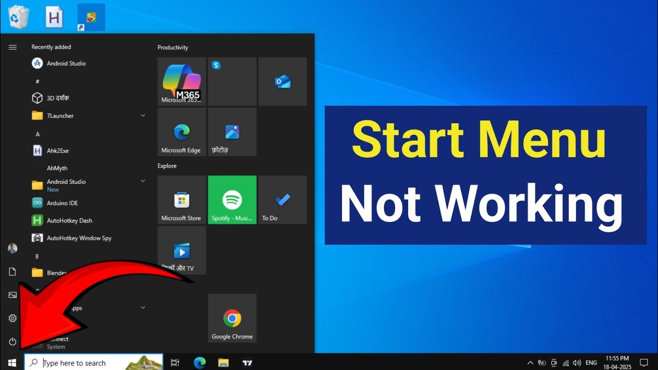 How To Fix Start Menu Not Working On Windows Start Button Not Working Windows 10 Youtube