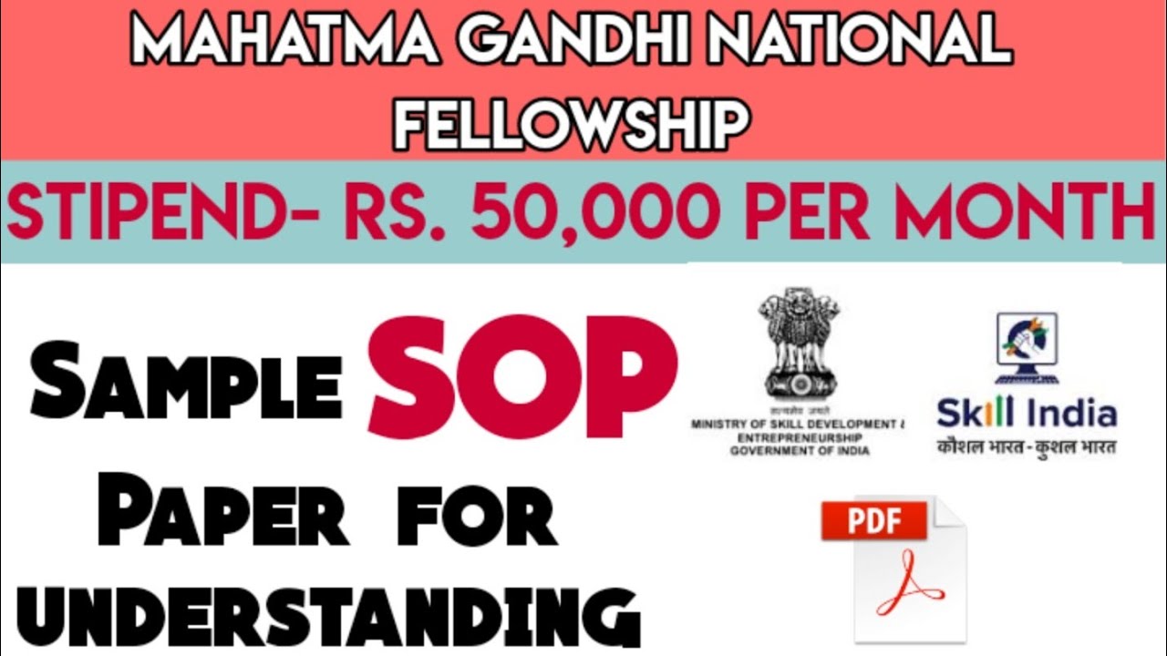 Sop for mahatma gandhi national fellowship, sample sop formats, mahatma ...