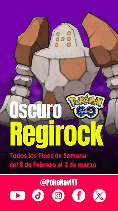 Llega Regirock Oscuro shiny por primera vez a las incursiones - YouTube