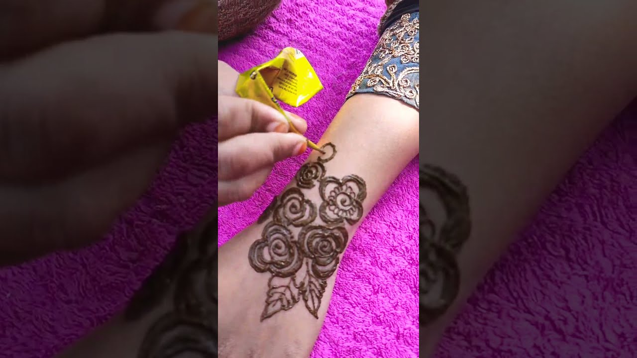 #shorts new rose 🌹 mehedi design 😍😍😍 ️.......#youtubeshorts - YouTube