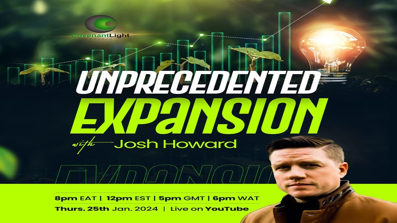 Thursday Discipleship Meeting : Unprecedented Expansion with Josh ...