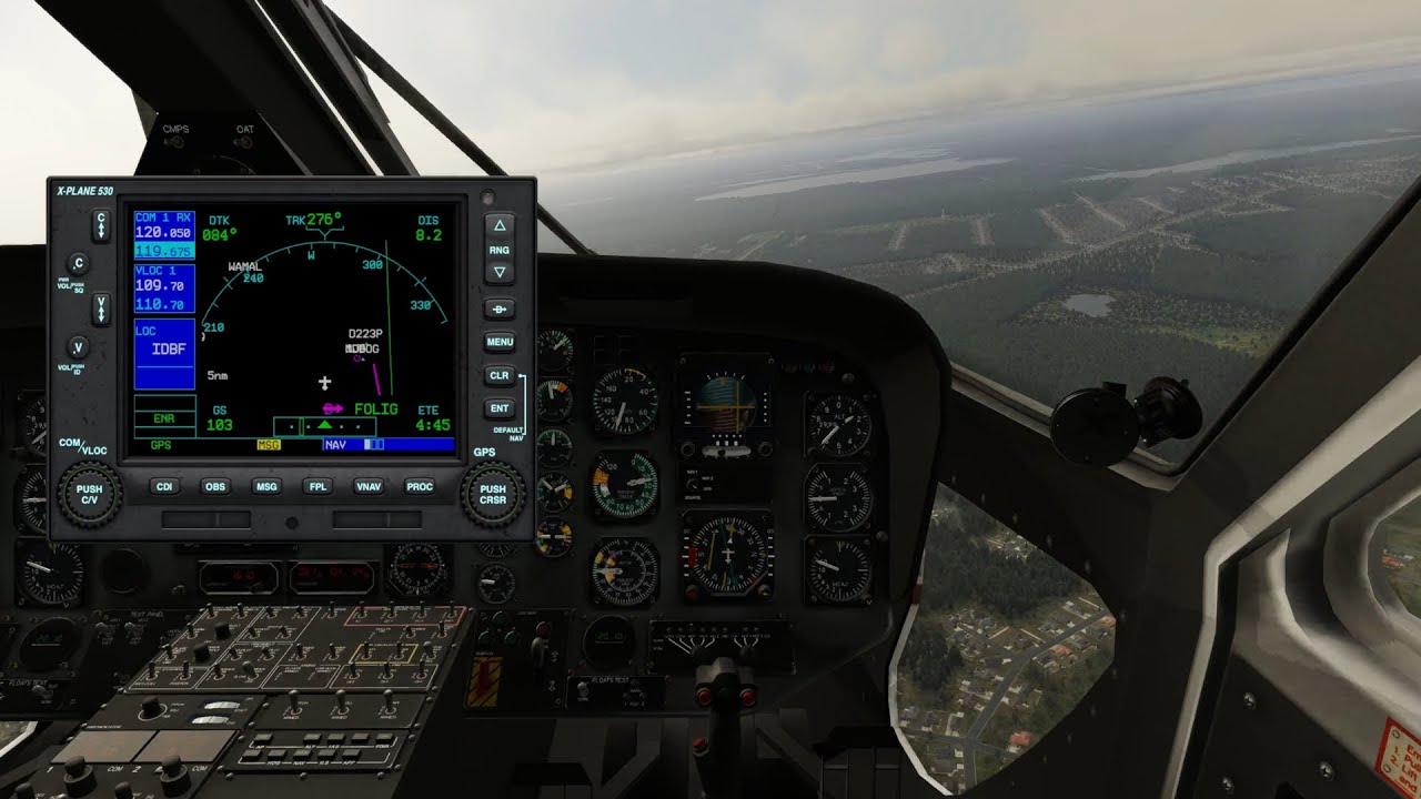 Easy & Fun Helicopter IFR Flight to Daytona Beach. Sikorsky in X-Plane ...