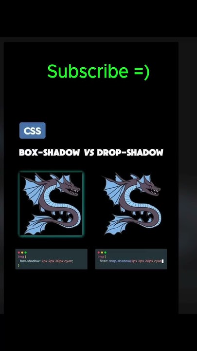 Box - shadow vs Drop - shadow - YouTube