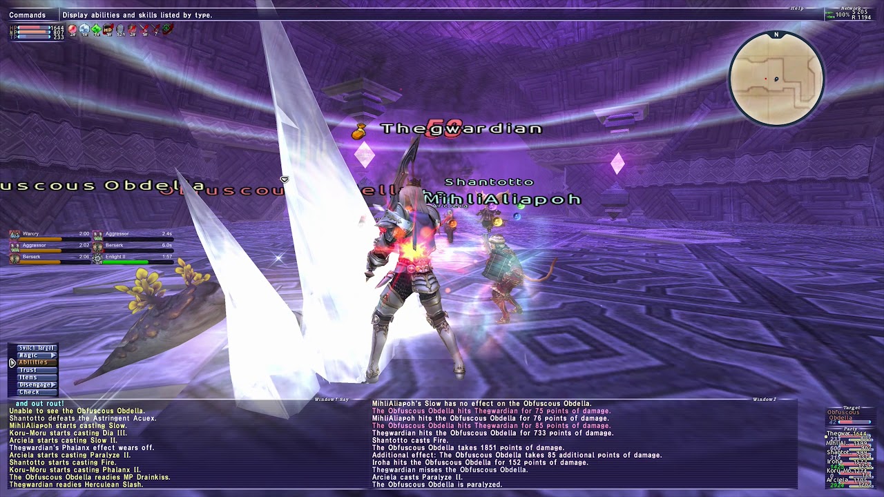 Herculean Slash - Final Fantasy XI Great Sword Weapon Skill 4K - YouTube
