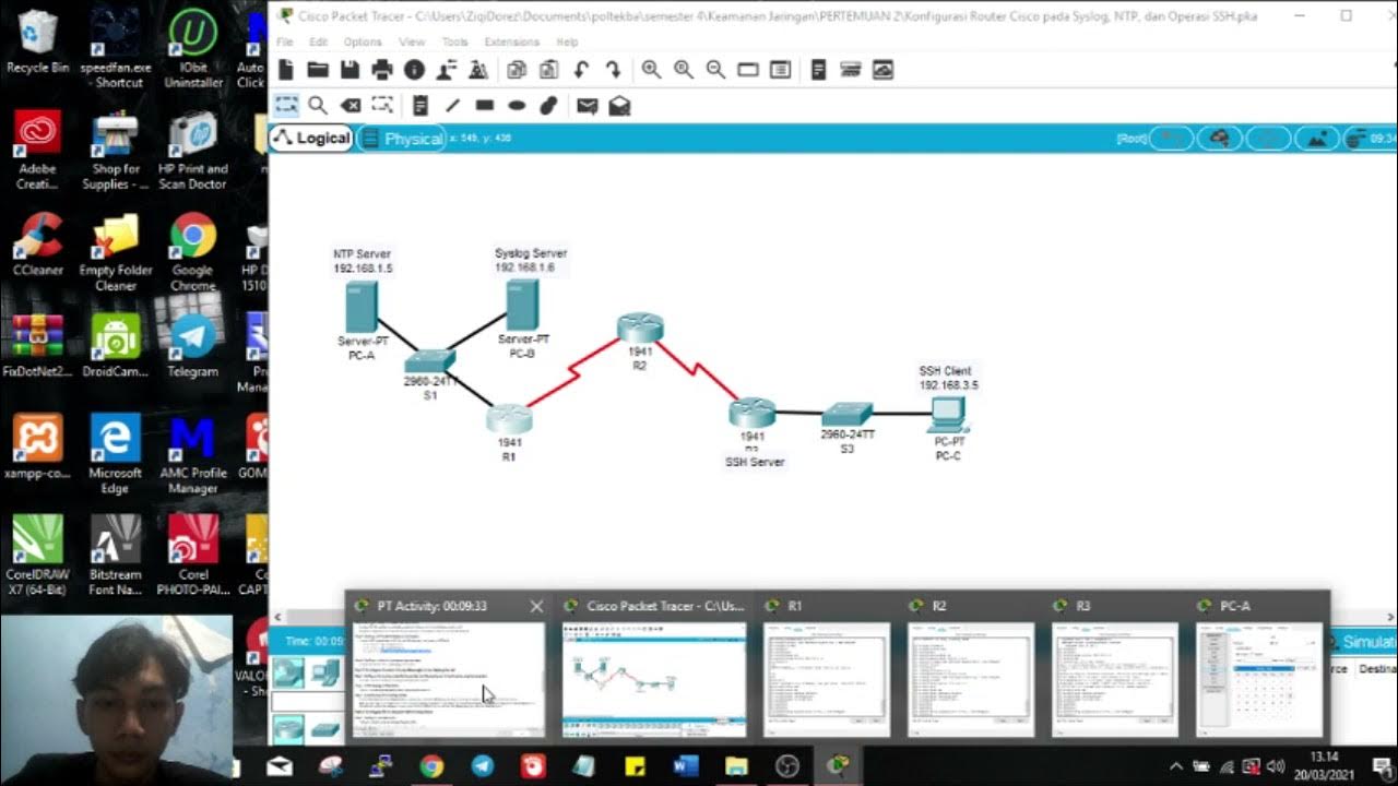 2 6 1 3 Packet Tracer Configure Cisco Routers For Syslog Ntp And Ssh Operations Answers