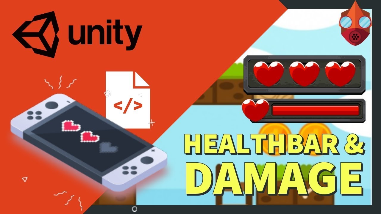 Health & Damage - Unity Tutorial [ Malay ] - YouTube