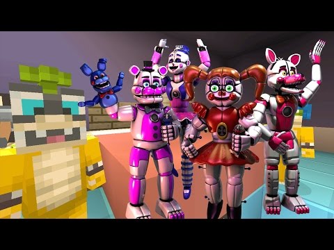 Minecraft Wii U - Super Mario Five Nights at Freddy's - SISTER LOCATION [8]