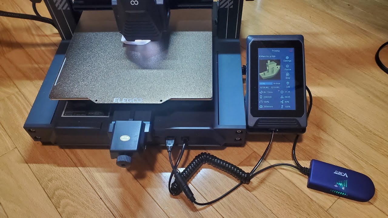 Simple wireless setup for Elegoo Neptune 4/4 pro. - YouTube