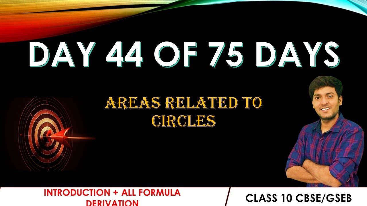 Day 44 | areas related to circle class 10 | chapter 11 | all formula's ...