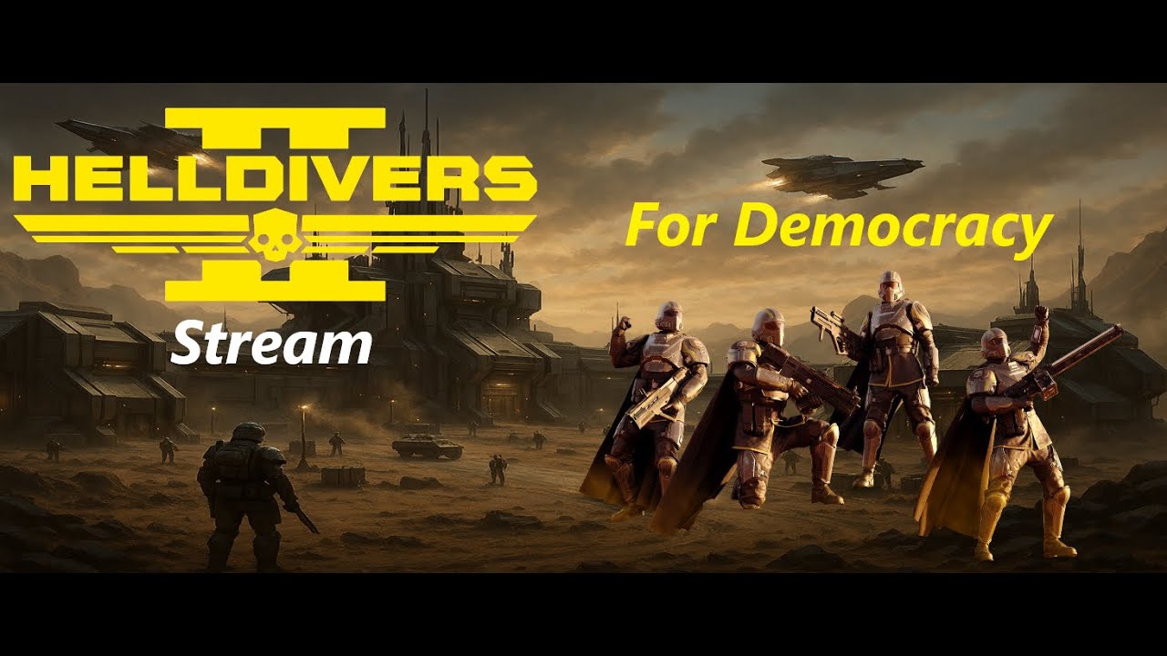 Helldivers 2 Stream: We Saving The Mines Or The Younglings - YouTube