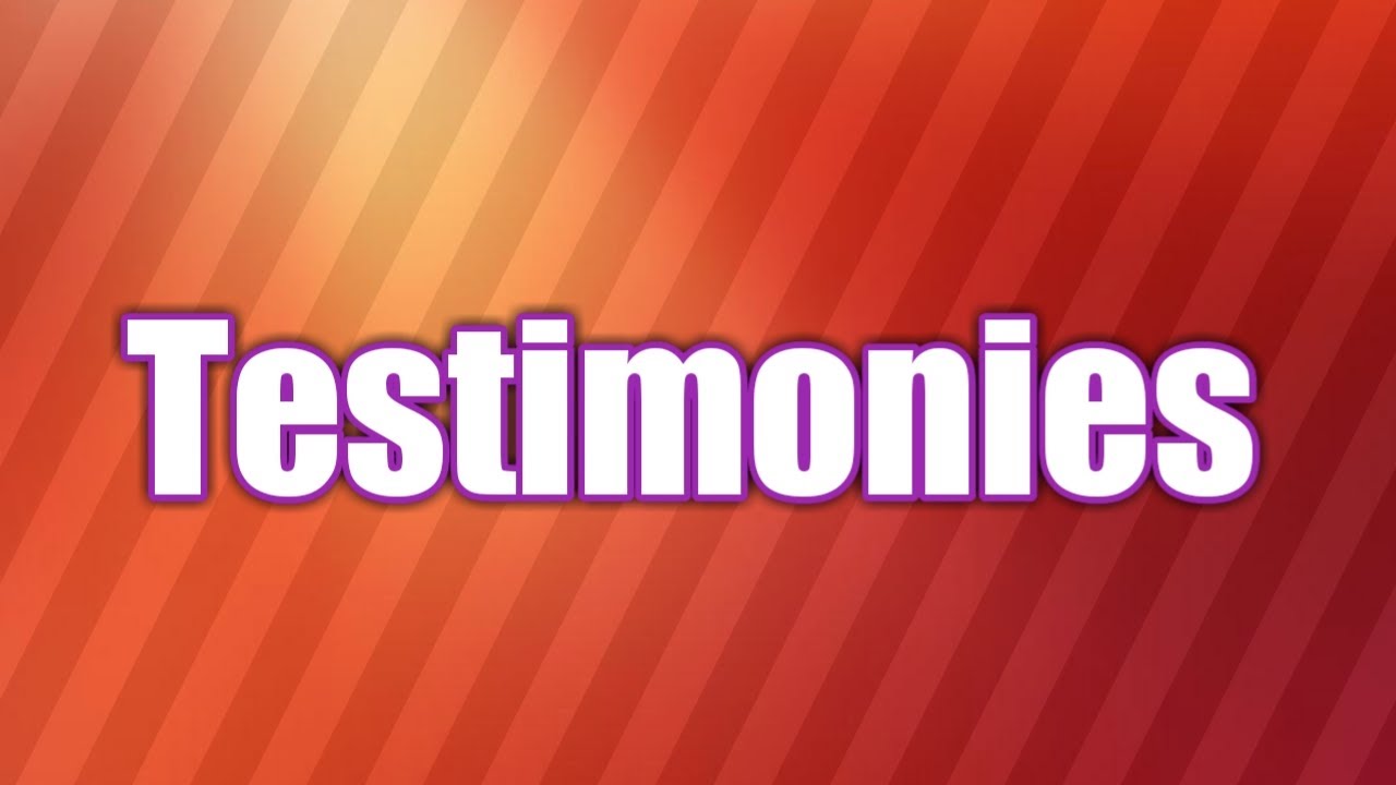 Testimony YouTube testimony-youtube