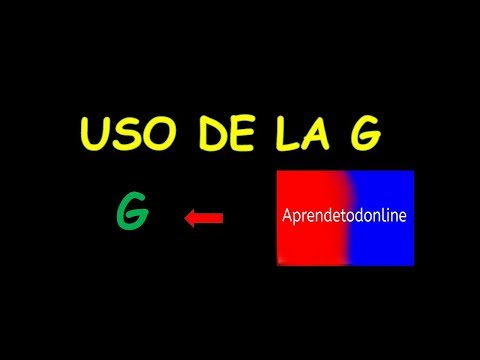 Reglas ortográficas uso de la g - YouTube