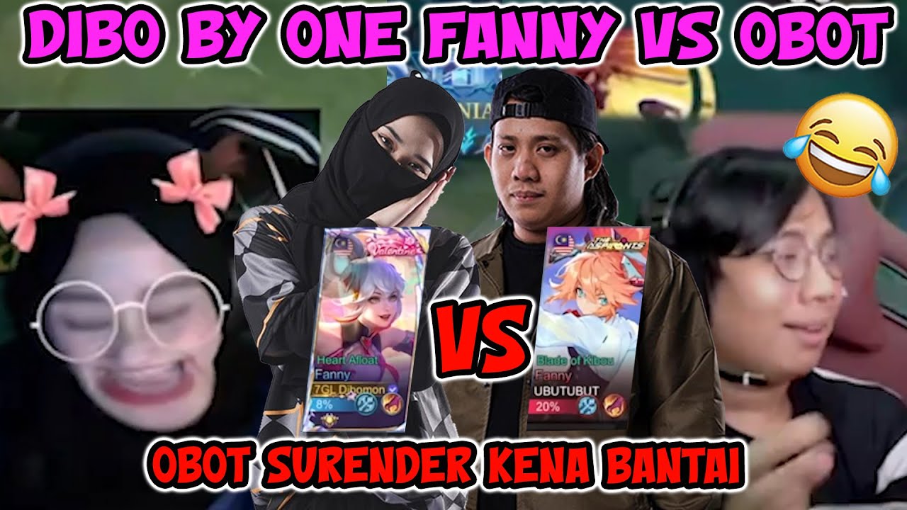 DIBO BY ONE FANNY VS OBOT !! OBOT TERKENA MENTAL 🤣😂 !! DIBO LIVE ...