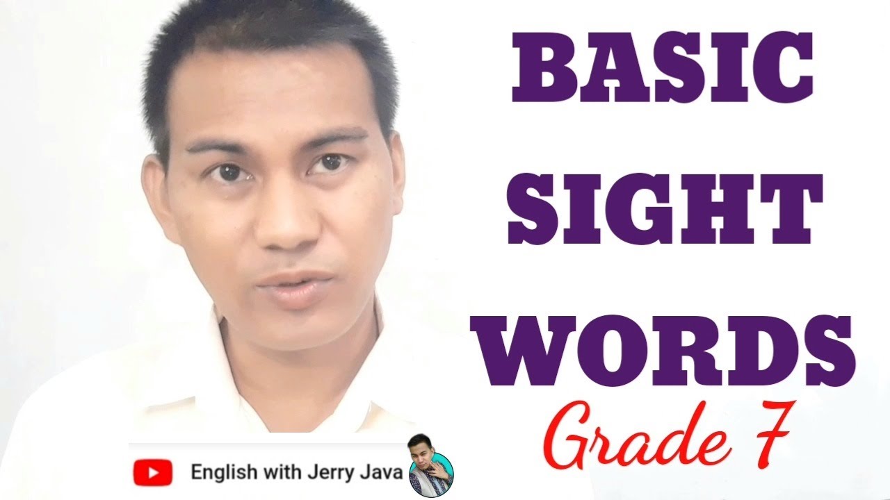 Basic Sight Words Grade 7 YouTube Basic Sight Words Grade 7 YouTube