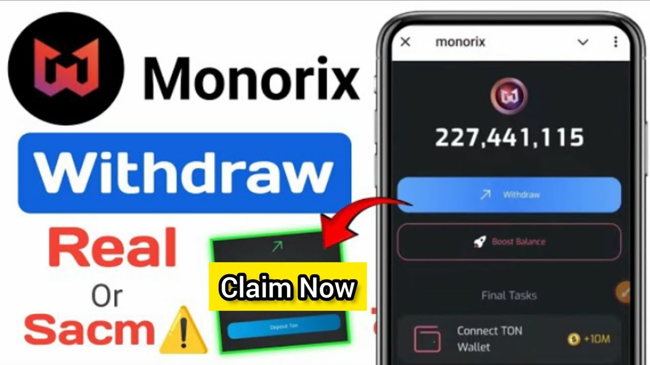 monorix update today 😱 | mrx token withrawal | monorix airdrop | check ...