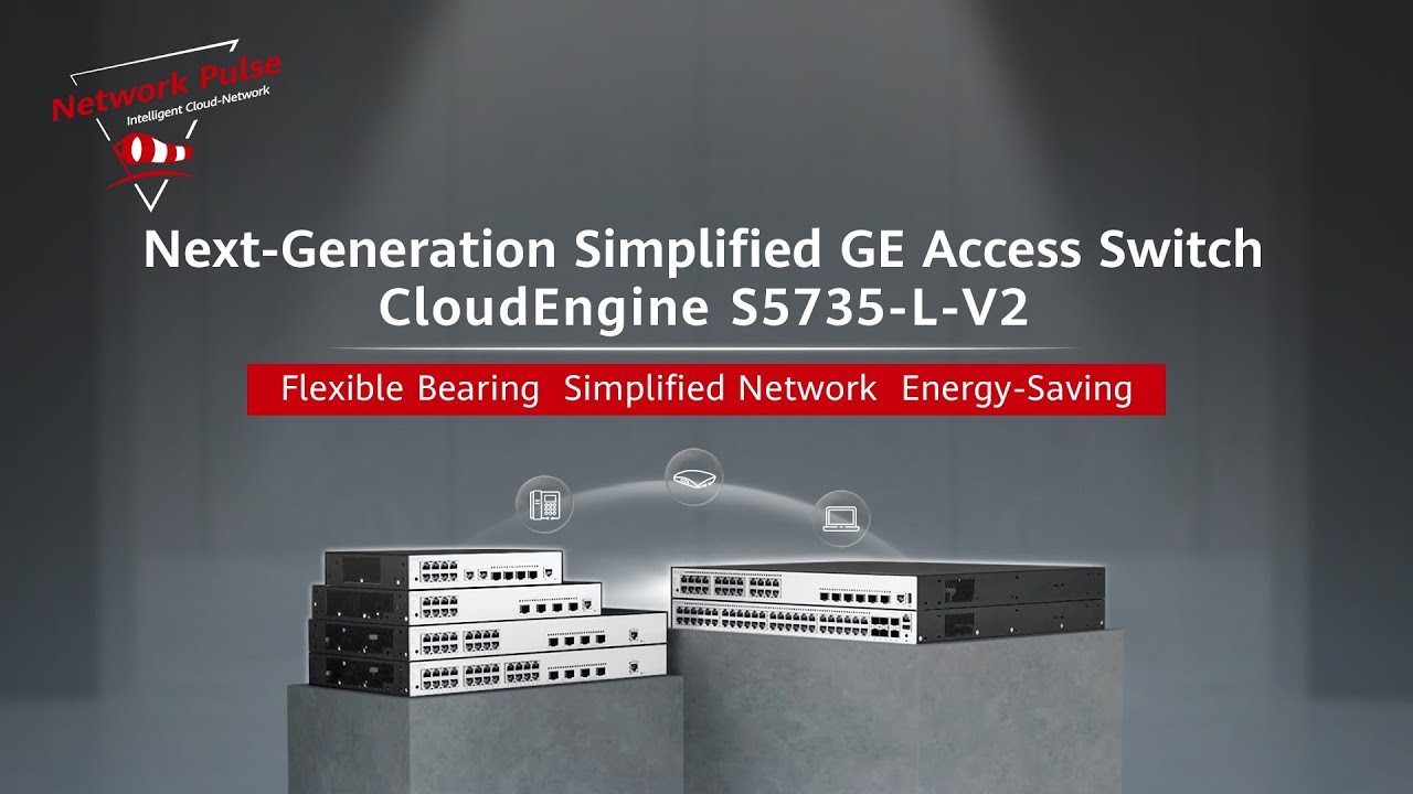 Huawei CloudEngine S5735 L V2 GE Access Switch Quiet Energy Efficient