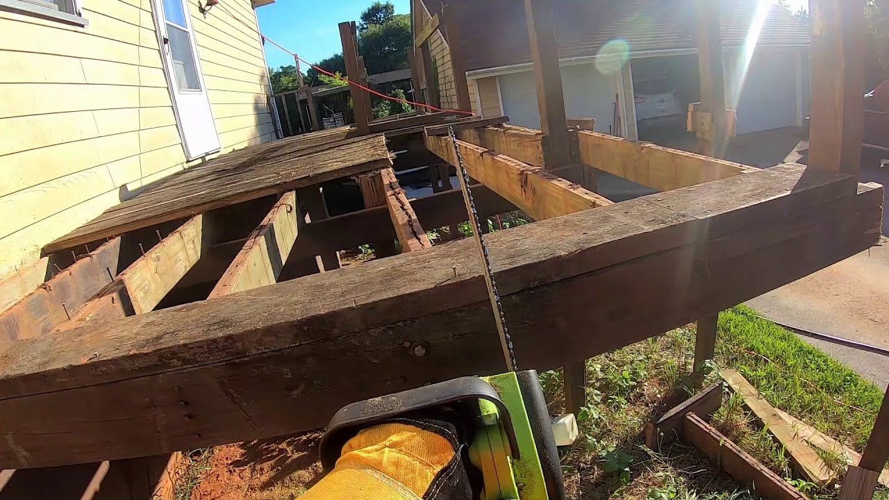 Deck Destruction 101 Pwalpar VLOG - YouTube