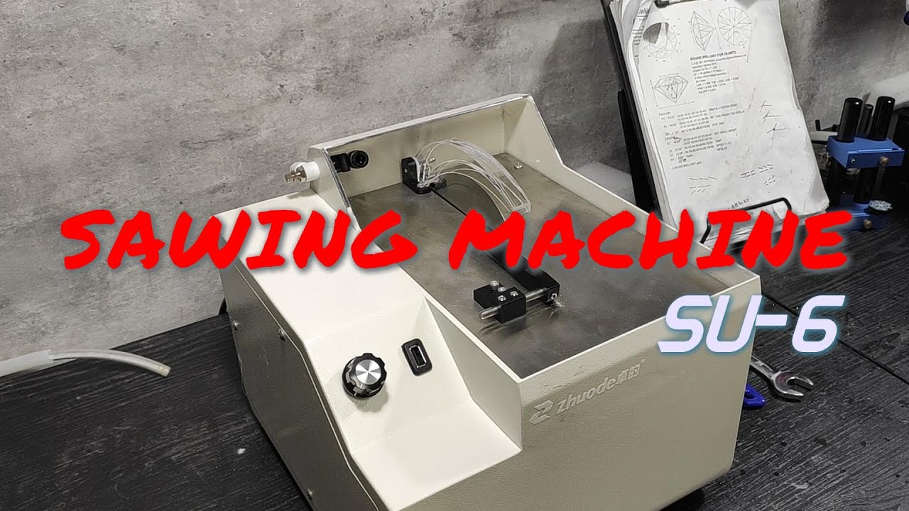 Desktop Gemstone Sawing Machine SU-6. A mini cutting machine suitable ...