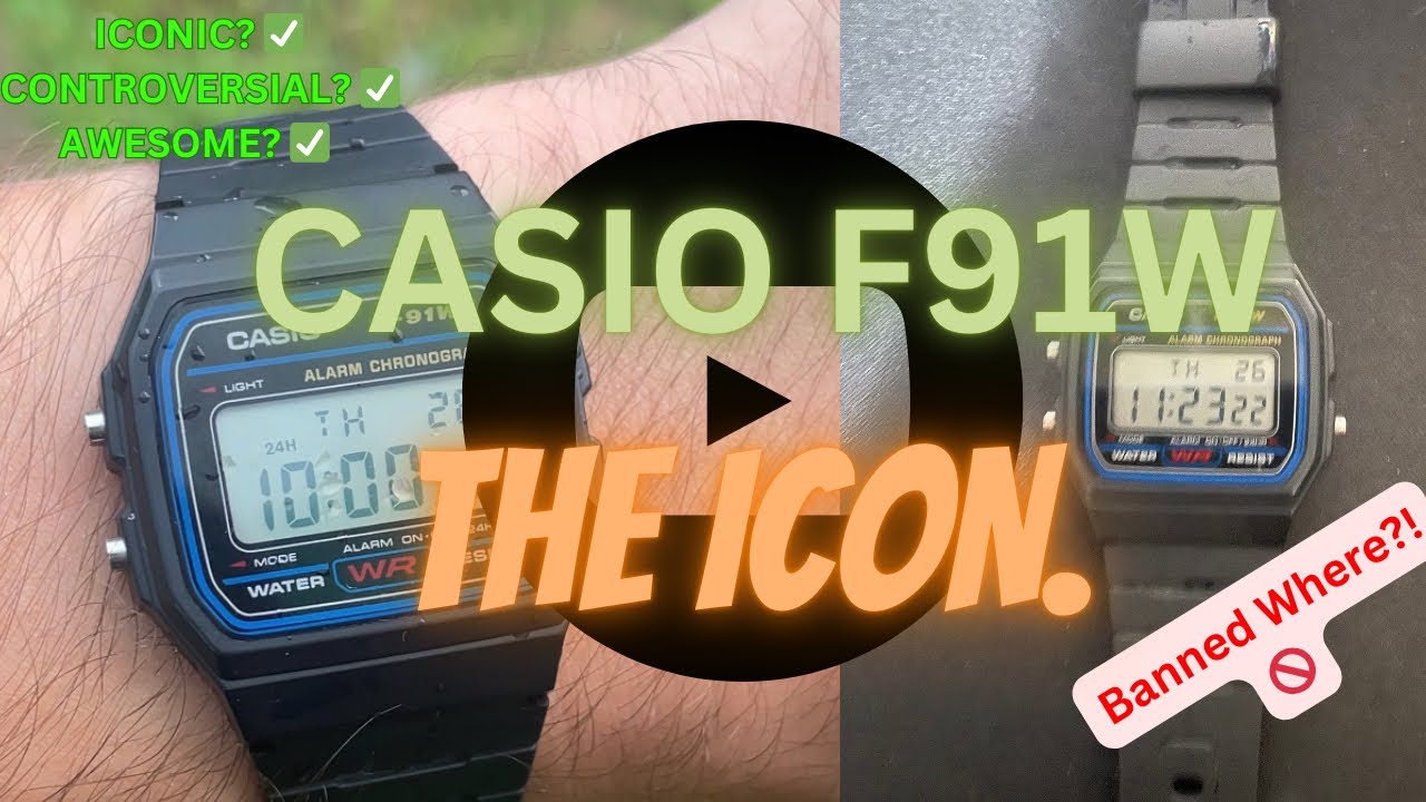 The Casio F91W : Rise of an Icon and Controversy. - YouTube