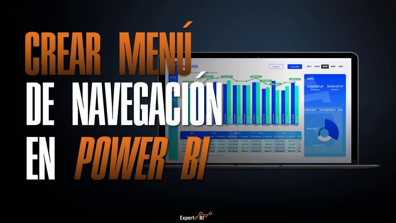 Crear menú de navegación en Power BI - YouTube
