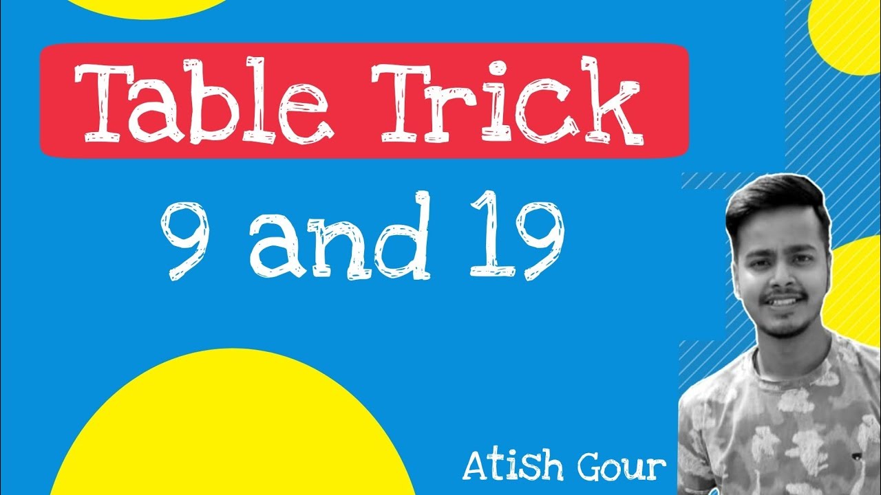 Table Trick Trending Tableof9 Tableof19 Trick Tables In 10 Seconds Table Trick Trending Tableof9 Tableof19 Trick Tables In 10 Seconds
